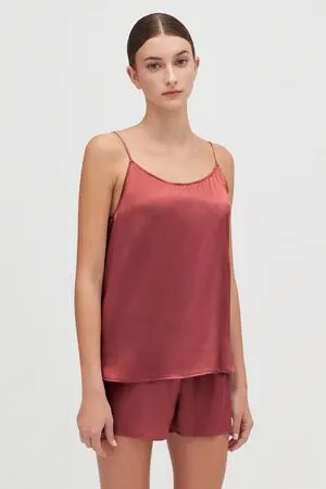 Cuyana Washable Charmeuse Shorts Pink