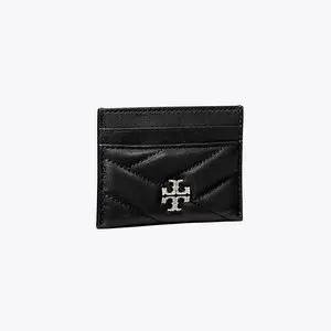 Tory Burch Kira Chevron Pavé Logo Card Case