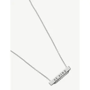 LITTLESMITH Silver-plated Bar Necklace