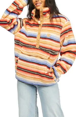 BILLABONG Switchback Fleece Pullover Multi Color