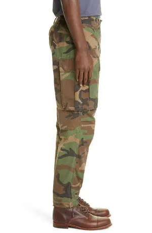 Double Rl Rrl Camo Cotton Ripstop Cargo Pants