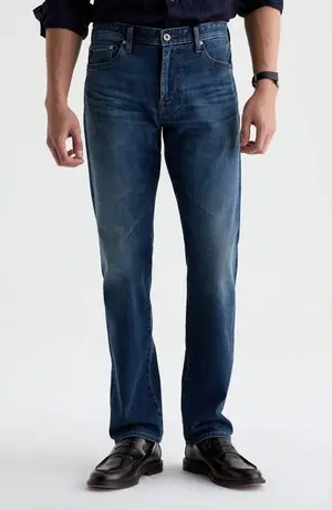 Ag Everett Slim Straight Leg Jeans - Blue Train