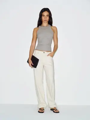 REFORMATION Tasha Tank Top - Grey