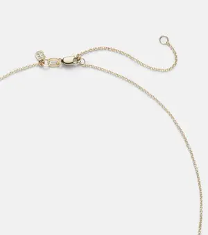 SYDNEY EVAN Love 14kt Gold Necklace With Sapphires