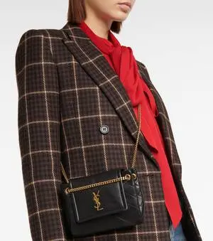 Saint Laurent Nolita Mini Leather Shoulder Bag - Black