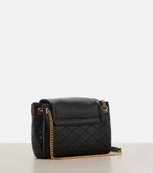 Saint Laurent Nolita Mini Leather Shoulder Bag - Black