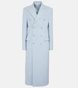 Wardrobe.NYC Double-breasted Wool Coat - Blue