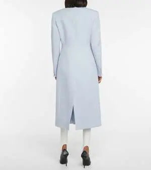 Wardrobe.NYC Double-breasted Wool Coat - Blue