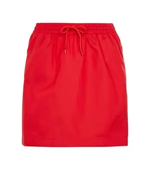 Wardrobe.NYC High-rise Drawstring Miniskirt - Red