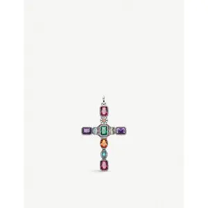 THOMAS SABO Magic Stones Cross Pendant - Multicoloured