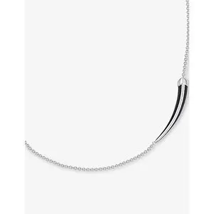 SHAUN LEANE Sabre Sterling And Ceramic Necklace - Silver