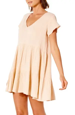 Rip Curl Crinkled Mini Dress