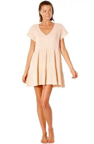 Rip Curl Crinkled Mini Dress