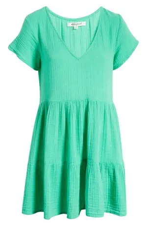 Rip Curl Crinkled Mini Dress