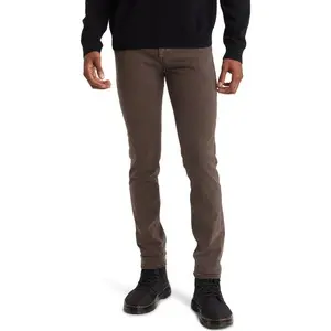 FRAME L'homme Slim Fit Five-pocket Twill Pants - Mocha