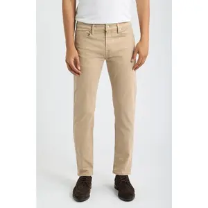 FRAME L'homme Slim Fit Five-pocket Twill Pants - Soft Beige