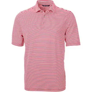 CUTTER & BUCK Virtue Piqué Stripe Recycled Blend Polo