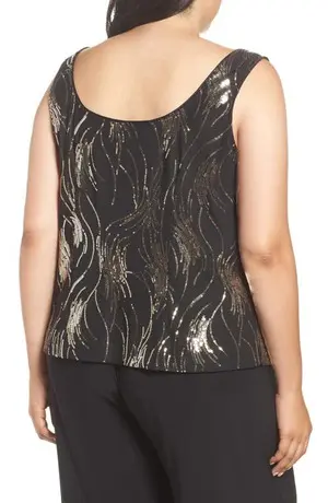 Alex Evenings Sequined Twinset
