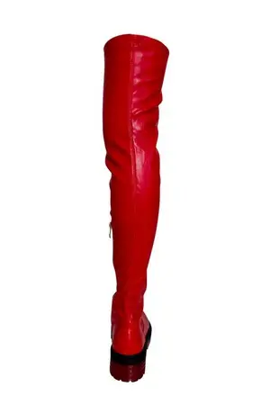 AZALEA WANG Euro Platform Over The Knee Boot