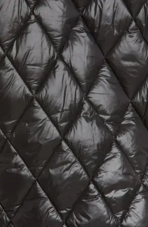 Via Spiga V-neck Quilted Water Resistant Jacket