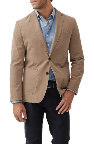 Rodd & Gunn Saint Bathans Cotton Corduroy Sport Coat - Tan