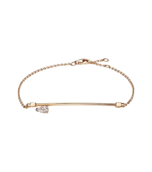 REPOSSI Serti Sur Vide 18kt Rose Bracelet With Diamond - Gold