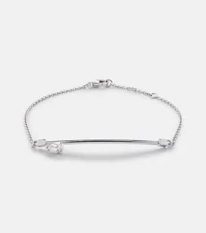 REPOSSI Serti Sur Vide 18kt White Gold Bracelet With Diamond - Silver