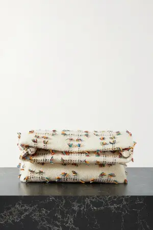 Gabriela Hearst - Phoebe A Checked Cashmere Clutch