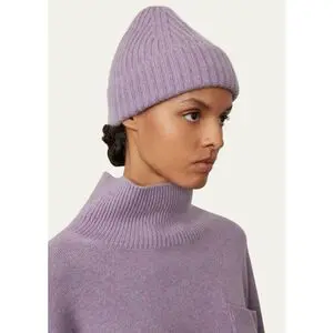 LISA YANG Stockholm Cashmere Beanie - Ltpurp