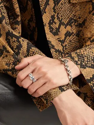 Hoorsenbuhs Tri-link Sterling Ring