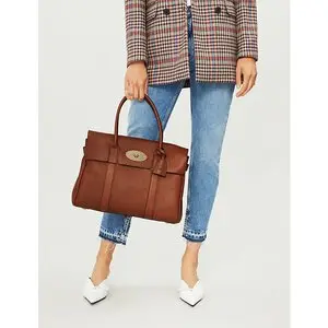 Mulberry Bayswater Leather Tote Bag - Oak