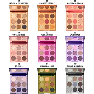 MORPHE The Fine Nine Artistry Holiday Vault Nine-piece Eyeshadow Palette Gift Set Worth £102 9x11.1g