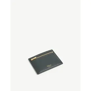 Mulberry Green Grained Leather Zipped Card Holder