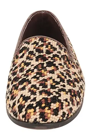 BYPAIGE Needlepoint Mini Flat - Leopard