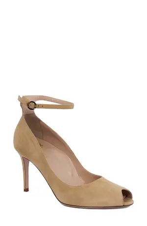 EMAR E'mar Raya Ankle Strap Pump Camel