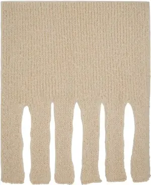 BY MALENE BIRGER By Malene Birger Beige Vannah Scarf 1ct Oyster Gray