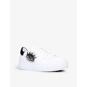 Kurt Geiger Laney Platform Leather Low-top Trainers