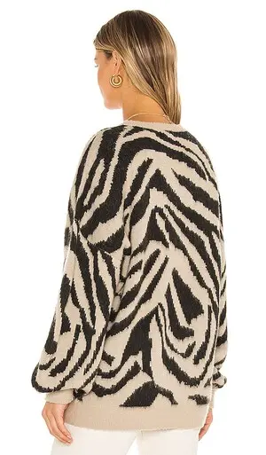 Show Me Your Mumu Duke Sweater In Neutral,black