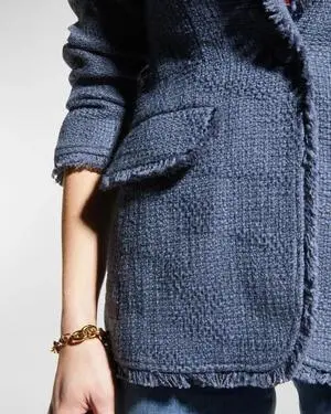 Cinq À Sept Khloe Boucle Blazer - Shadow