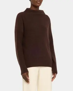 Vince Boiled Cashmere Turtleneck Pullover - Black