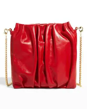 ELLEME Vague Square Leather Shoulder Bag With Chain - One-color
