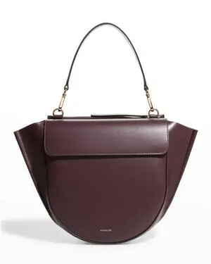 WANDLER Hortensia Medium Leather Top-handle Bag, Grape - Grape