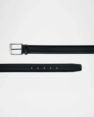 Magnanni Vega Leather Belt - Black