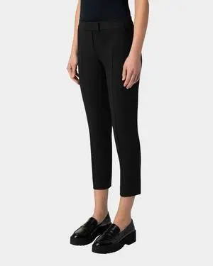 Akris Frankie Straight-leg Cropped Pants - Black