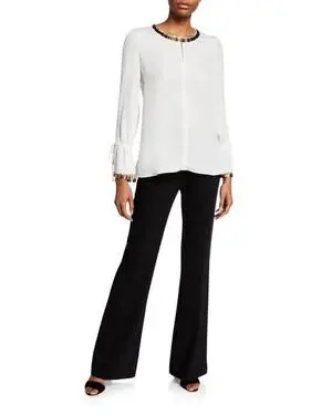Kobi Halperin Meghan Ponte Pants - Gray