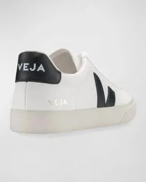 VEJA Campo Bicolor Leather Low-top Sneakers - White/black
