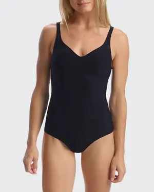 Commando Butter Soft-support Tank Bodysuit - Black