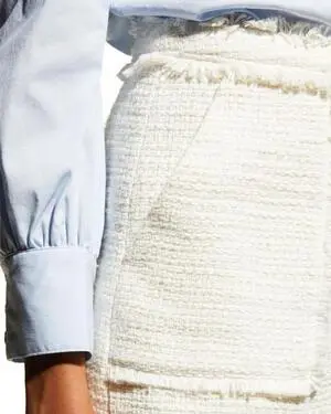 Cinq À Sept Allen Boucle Short - Gardenia