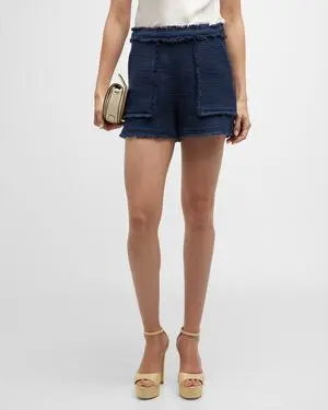 Cinq À Sept Allen Boucle Short Navy