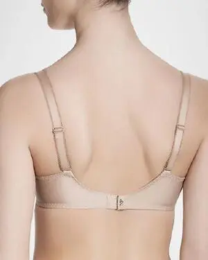Simone Perele Delice Floral-embroidered Full Cup Bra - Nude